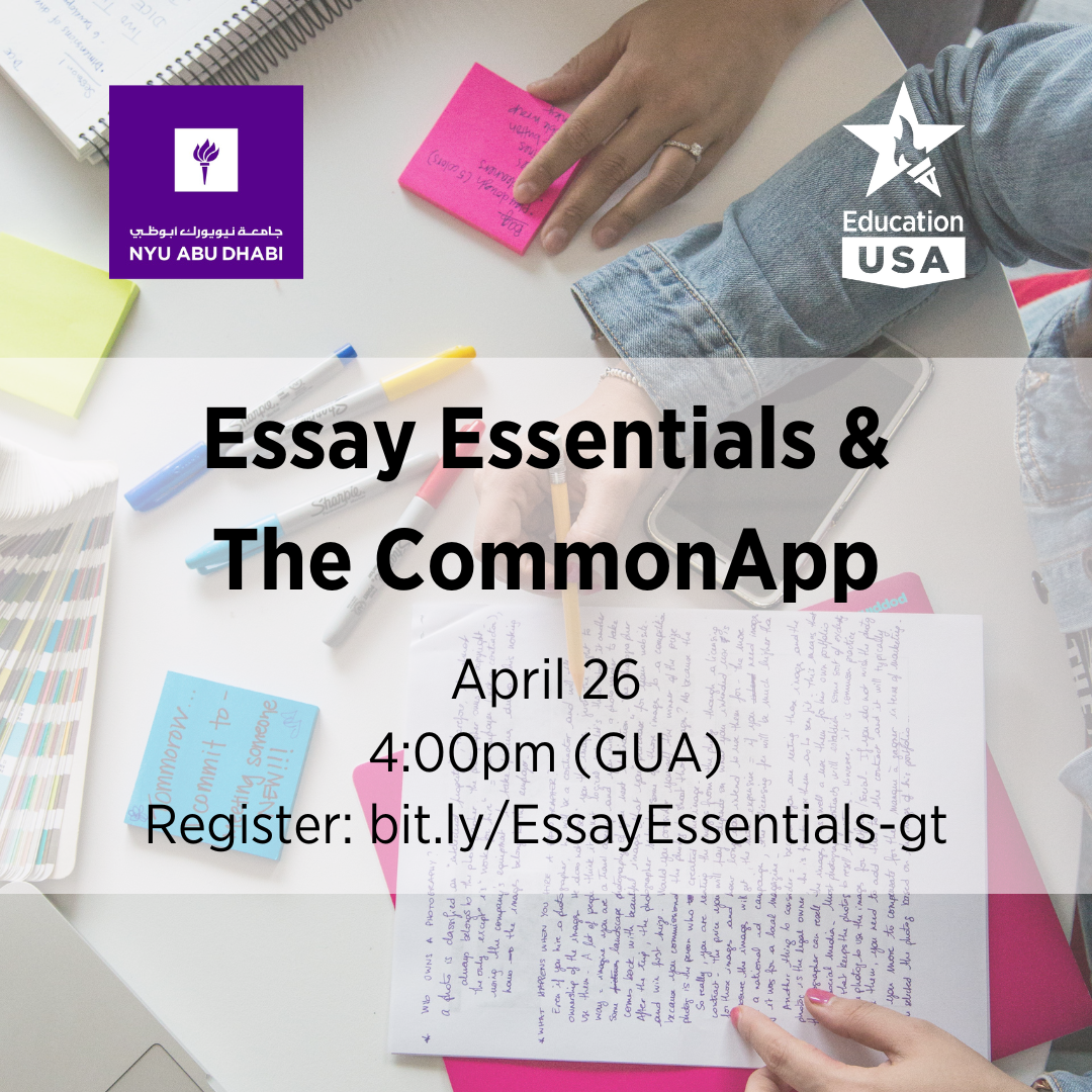 Essay Essentials & the Common App | EducationUSA